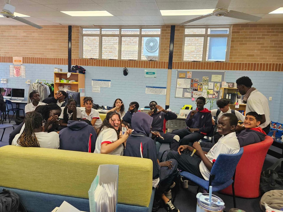 August learning at Emmaus College| Emmas College